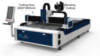 China QH - 8020F Beveling Cutting Single Platform Open Type Sheet Metal Laser Cutting Machine for sale