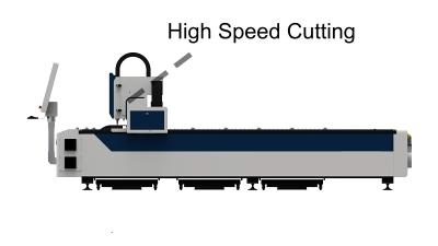 China QH - 8025F High Speed Single Platform Open Type Sheet Metal Laser Cutting Machine for sale