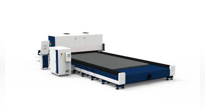 China QH-8025FD High power Large format Sheet Metal Laser Cutting Machine 8000×2500mm for thick plate for sale