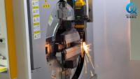 China QH-6024GB 6m 240mm Large Chuck 20000W Heavy Duty Tube Laser Cutting Machine Bevel Cutting for sale