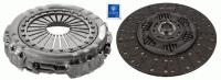 China SACHS Clutch Driven Disc 430mm Torsional Damper Spring High Friction Lining For Heavy Truck for sale