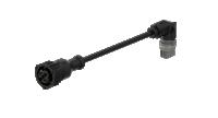 China WABCO Sensor Cable 4498110300 4 Pin Wheel Speed Signal Cable for Heavy Duty Truck ABS EBS System for sale
