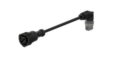 China WABCO Sensor Cable 4498110300 4 Pin Wheel Speed Signal Cable for Heavy Duty Truck ABS EBS System for sale