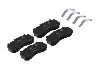 China ProVia Brake Pad Kit PRO7210002 High Friction Disc Brake Pad Set for Heavy Duty Truck Air Disc Brake for sale