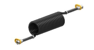 China ProVia Spiral Air Hose PRO5210010 Coiled Tractor Trailer Air Line for Heavy Duty Truck Air Brake System for sale