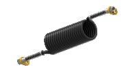 China ProVia Spiral Air Hose PRO5210010 Coiled Tractor Trailer Air Line for Heavy Duty Truck Air Brake System for sale