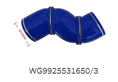 China Turbocharger Silicone Hose WG9925531650/3 Multi Layer Silicone Charge Air Hose for Turbocharged Engine for sale