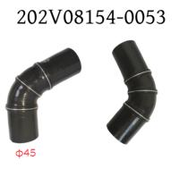 China Aramid Reinforced Turbocharger Silicone Hose 202V08154-0053 for Heavy Duty Truck Engine for sale