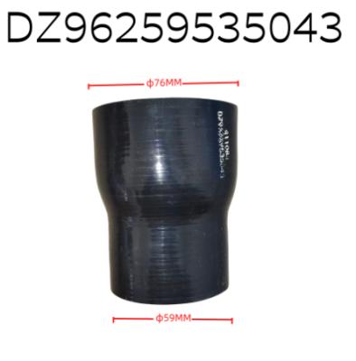 China Oil Resistant Turbocharger Silicone Hose DZ96259535043 for Long Distance Heavy Truck for sale