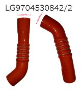 China Turbocharger Silicone Hose LG9704530842/2 Aramid Reinforced Intercooler Hose for Heavy Duty Truck for sale