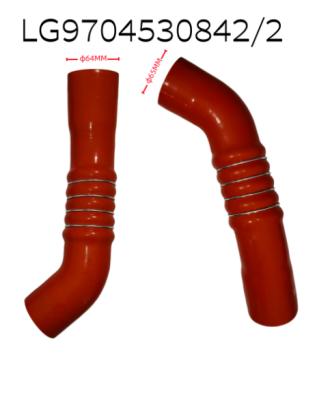 China Turbocharger Silicone Hose LG9704530842/2 Aramid Reinforced Intercooler Hose for Heavy Duty Truck for sale