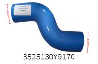 China Aramid Reinforced Turbocharger Silicone Hose 3525130Y9170 for Heavy Duty Truck Engine for sale