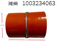 China Aramid Reinforced Turbocharger Silicone Hose 1003234063 for Heavy Duty Truck Engine for sale