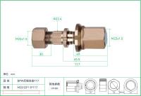 China Corrosion Resistant Grade 12.9 Wheel Bolt BPW Rear Wheel Titanium 117 for Heavy Duty Truck for sale