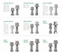China Heat Treated Grade 12.9 Custom Series Wheel Fastener for Heavy Duty Truck for sale