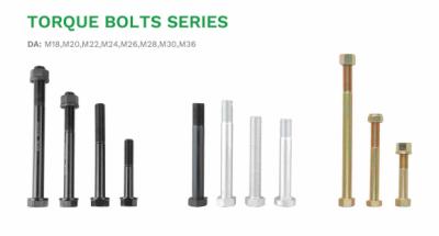 China Grade 12.9 SCM Alloy Steel Torque Bolt Series Wheel Fastener for Heavy Duty Truck for sale