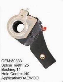 China Forged Steel Brake Slack Adjuster 80333 Dust Proof Sealed Design for Truck Brake System for sale