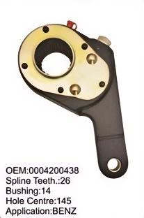 China Heavy Duty Brake Slack Adjuster 00042000438 High Torsion Resistance for Heavy Duty Truck for sale
