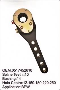 China Long Life Brake Slack Adjuster 0517452610 High Torsion Resistance for Truck Brake System for sale