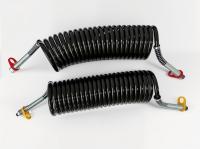 China Trailer Air Brake Coil Hose Polymer Spiral Structure for Heavy Truck Semi Trailer for sale