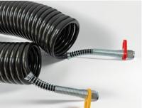 China Trailer Air Brake Coil Hose Polymer Spiral Structure for Heavy Truck Semi Trailer for sale
