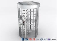 China Full Height Turnstile RFID Card Reader Fingerprint Access Control - 2200mm Height, 35 Persons/Min Capacity for sale