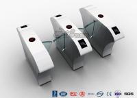 China RONA RNCF 2088 Bi-directional Flap Barrier Gate - 550mm Lane Width, 30-40 Persons/Minute Transit Speed for sale