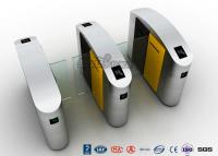 China Waist Height RFID Turnstile Barrier Gate 1400×300×1030mm with 30-35 Persons/Minute Capacity and 220V AC Operation for sale