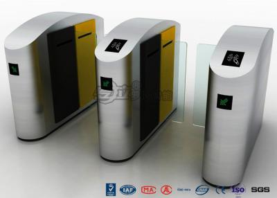 China High Speed Flap Turnstile Access Control System - 40 Persons/Minute, DC24V 20W, 5 Million Cycle Life for sale
