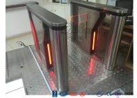 China Pedestrian Intelligent Security Drop Arm Turnstile Access Control with LED Indicator - 1200×280×990mm, 30-40 Persons/Minute for sale