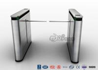 China 304 Stainless Steel Drop Arm Turnstile Access Control - 550mm Arm Length, 25-30 People/Minute Capacity for sale