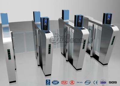 China Waist Height Turnstile Security System with Face Recognition - 50 Persons/Min Speed, 600-1200mm Passage Width for sale