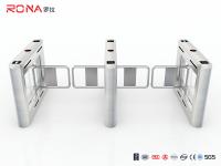 China SUS304 Access Control Pedestrian Barrier Gate 1400mm with Voice Light Alerts for sale