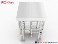 China Pedestrian Access Control Full Height Turnstile For Military Bases Governmental Office for sale