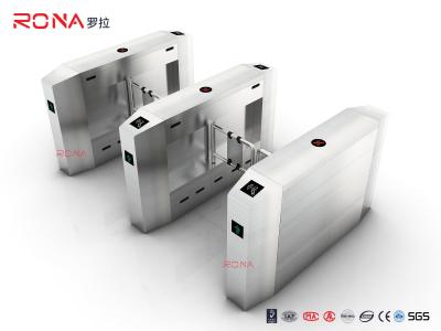 China Anti Collision Swing Barrier Gate Turnstile Bi Direction 230-990mm Arms Stainless Steel for sale