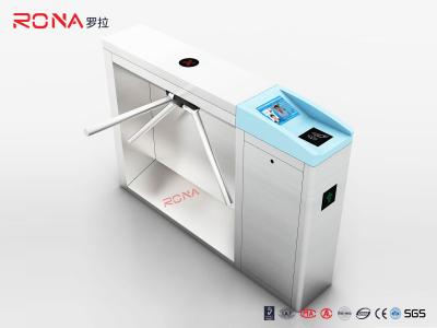 China 1450x280x1000mm Tripod Turnstile Gate 24V DC Solenoid Valve 500mm Passage for sale