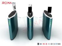 China Automatic Pedestrian Flap Barrier Gate DC24V Brushless Motor 550mm Passage Width for sale