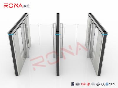 China Automatic Access Control Speed Gate Turnstile 6 Pairs Sensor 110VAC Brushless Servo Motor for sale