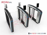 China RFID Recognition Speed Gate Turnstile With Arcliy Arms For Hotel Office School for sale