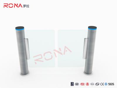 China 304 Stainless Steel Speed Gate Turnstile 550mm Passage Width DC24V for Supermarket Entrance for sale