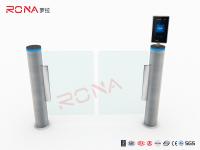 China 304 Stainless Steel Speed Gate Turnstile 550mm Passage Width DC24V for Supermarket Entrance for sale