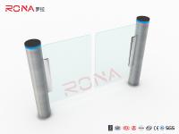 China 304 Stainless Steel Speed Gate Turnstile 550mm Passage Width DC24V for Supermarket Entrance for sale