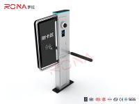 China Waist Height Drop Arm Turnstile AC240V Stainless Steel 550mm Passage for Supermarket Entrance for sale