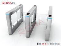 China Slim Turnstile Automatic Swing Gate 1200mm Passage 304 Stainless Steel Access Control for sale