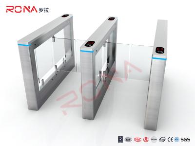 China Slim Turnstile Automatic Swing Gate 1200mm Passage 304 Stainless Steel Access Control for sale