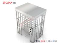 China Bus Station Full Height Turnstiles Remote Control With Solenoid Valve Motor for sale