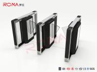 China 550mm Passage Flap Barrier Gate Security Subway Entry Systems Waist Height Turnstiles for sale