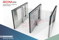 China Intelligent Automatic Swing Barrier Gate Aluminum Alloy DC24V 10M Cycles for sale