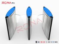 China CE Approved Flap Barrier Gate Access Control System For Subway Station for sale