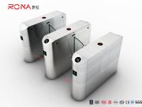 China Waist Height Turnstile Barrier Gate RFID Security System 990mm Height 550mm Passage for sale